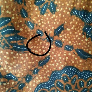 Vintage Indonesian Hand Drawn Javanese Batik, Semen Rante From Solo - Etsy