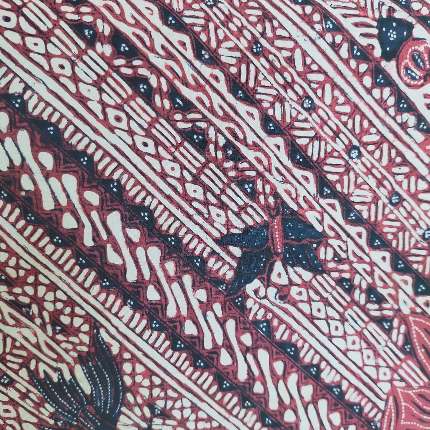 Vintage 50s Indonesian Udan Liris With Lily Banyumasan Batik - Etsy