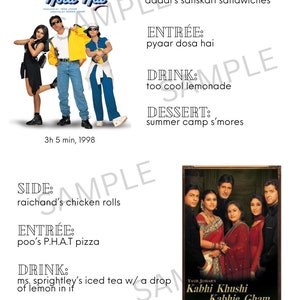 Bollywood Themed Movie + Dinner - Etsy