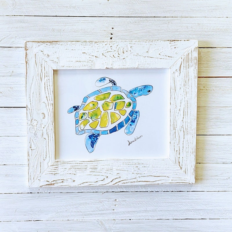 Turtle Picture Frame - Etsy