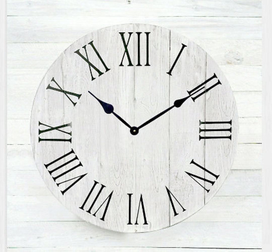 Classic Roman Numeral Wall Clock (CL21-DW-RN) - Etsy