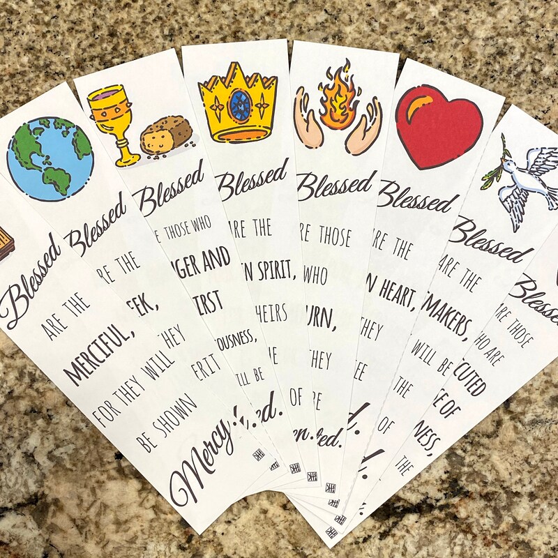 Beatitudes Bookmark - Etsy