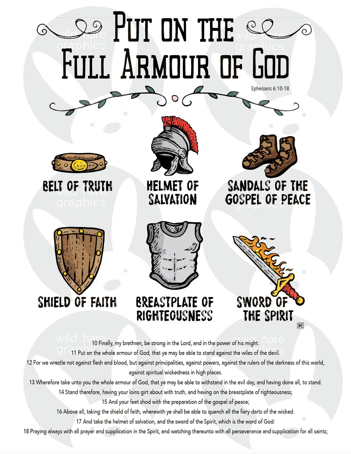 Armor of God Big Pack King James Version - NEW! Digital Download and ...