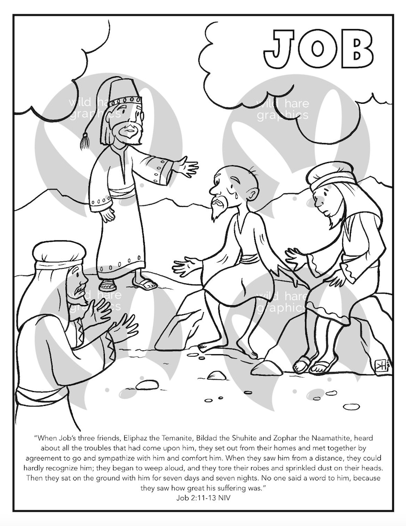 Bible Stories Coloring Pages Set 1 Ready-to-print Digital Download - Etsy