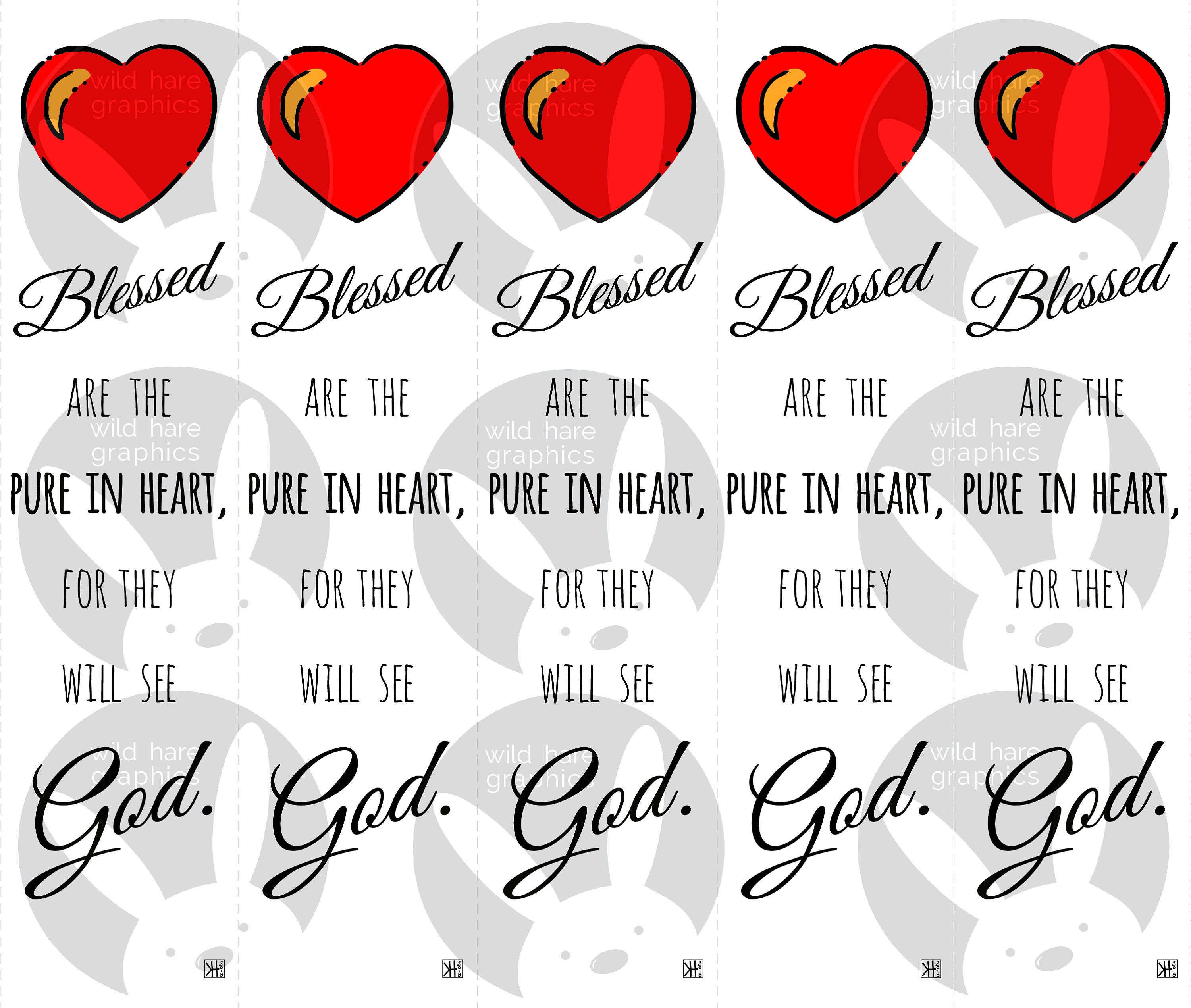 The Beatitudes of Jesus Bookmarks Ready-to-print - Etsy