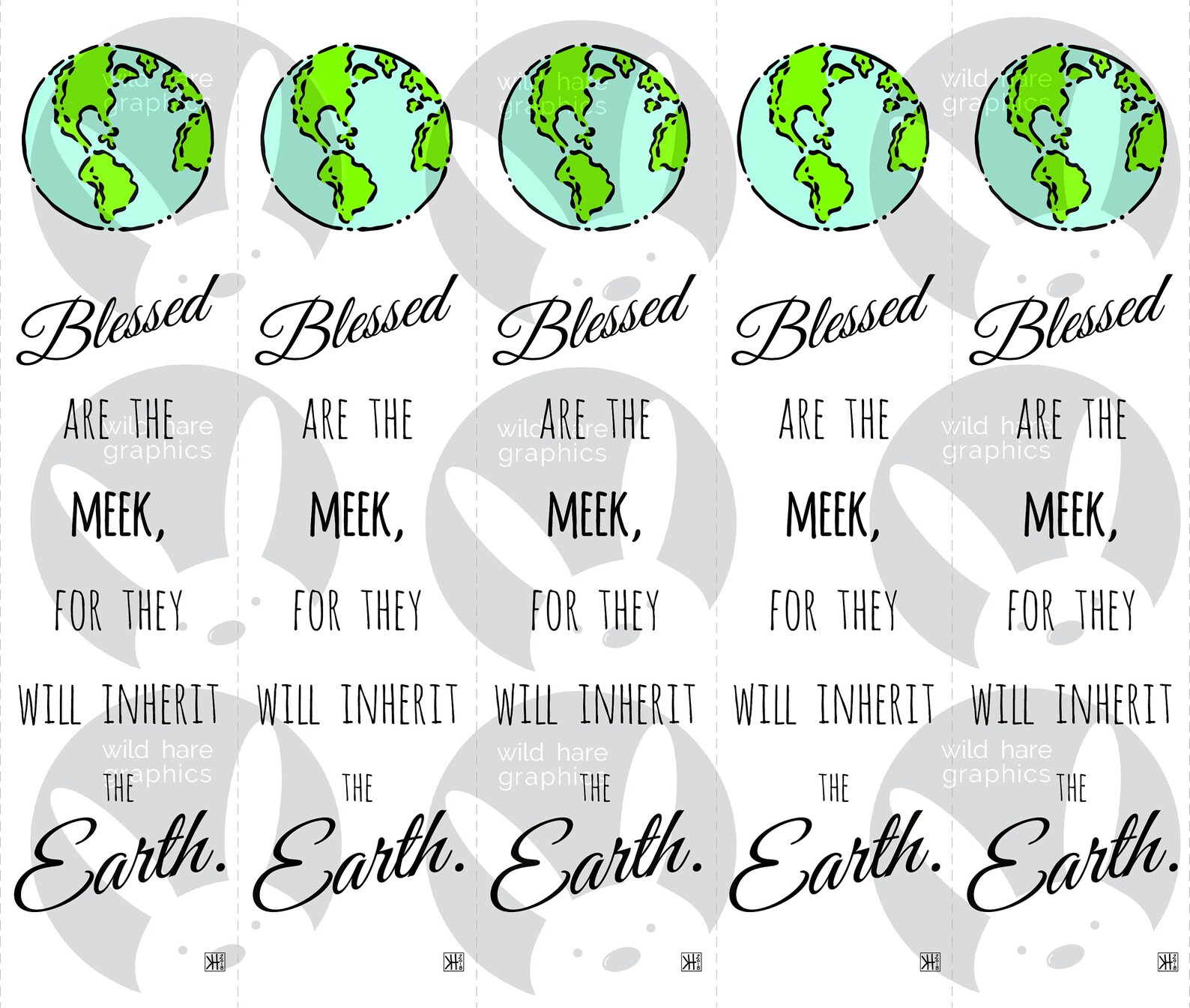 The Beatitudes of Jesus Bookmarks Ready-to-print - Etsy