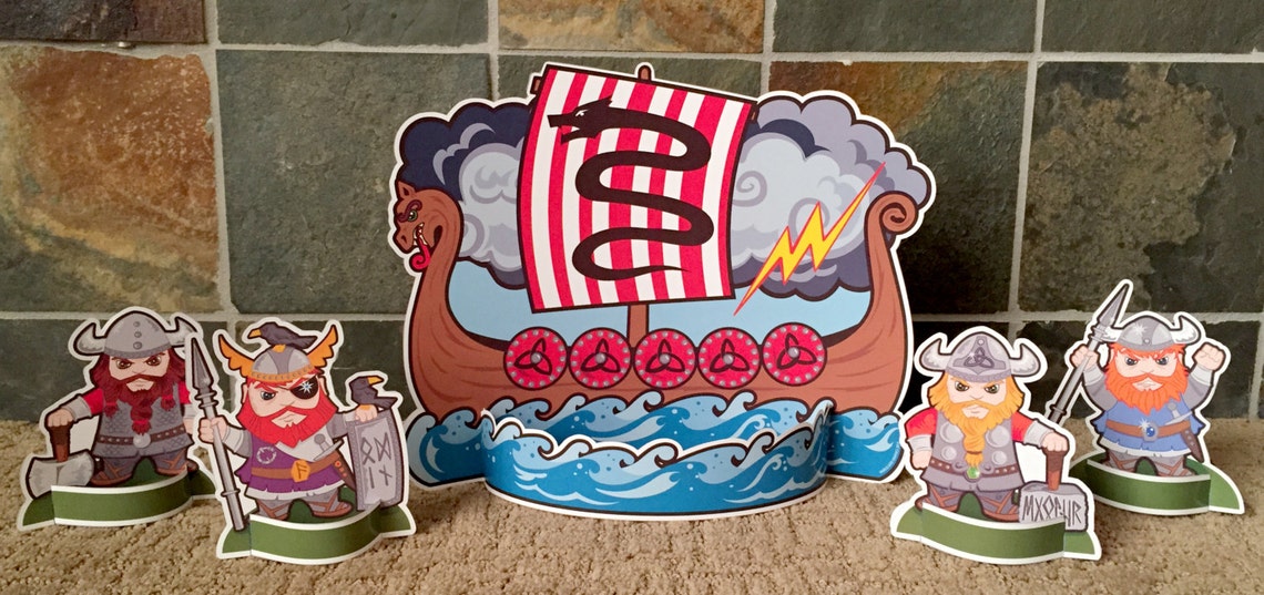 Viking Horde Stand-up Paper Dolls - Etsy