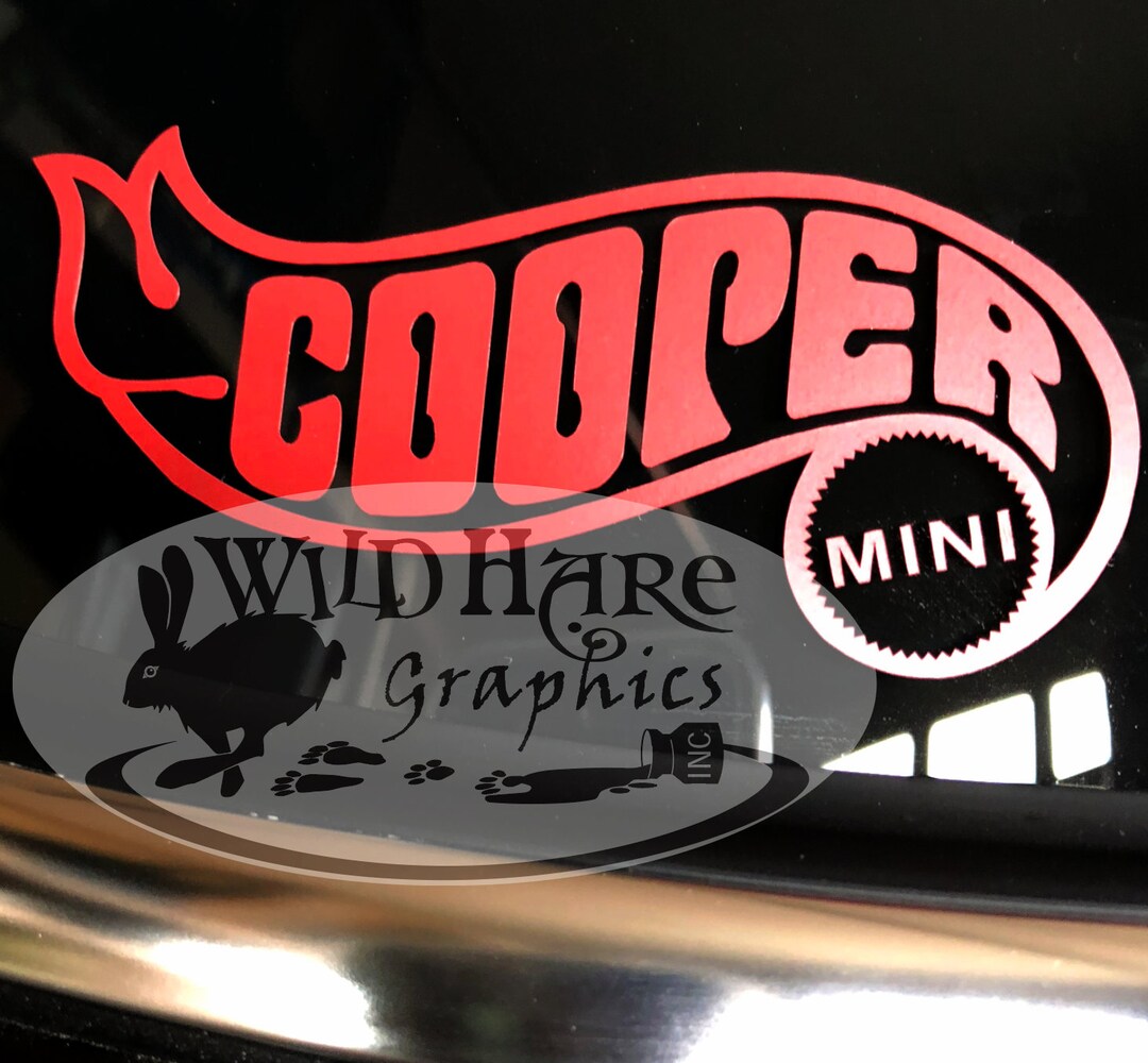 Mini Cooper Hotwheels Design for Silhouette Cutters Includes .svg .dxf ...