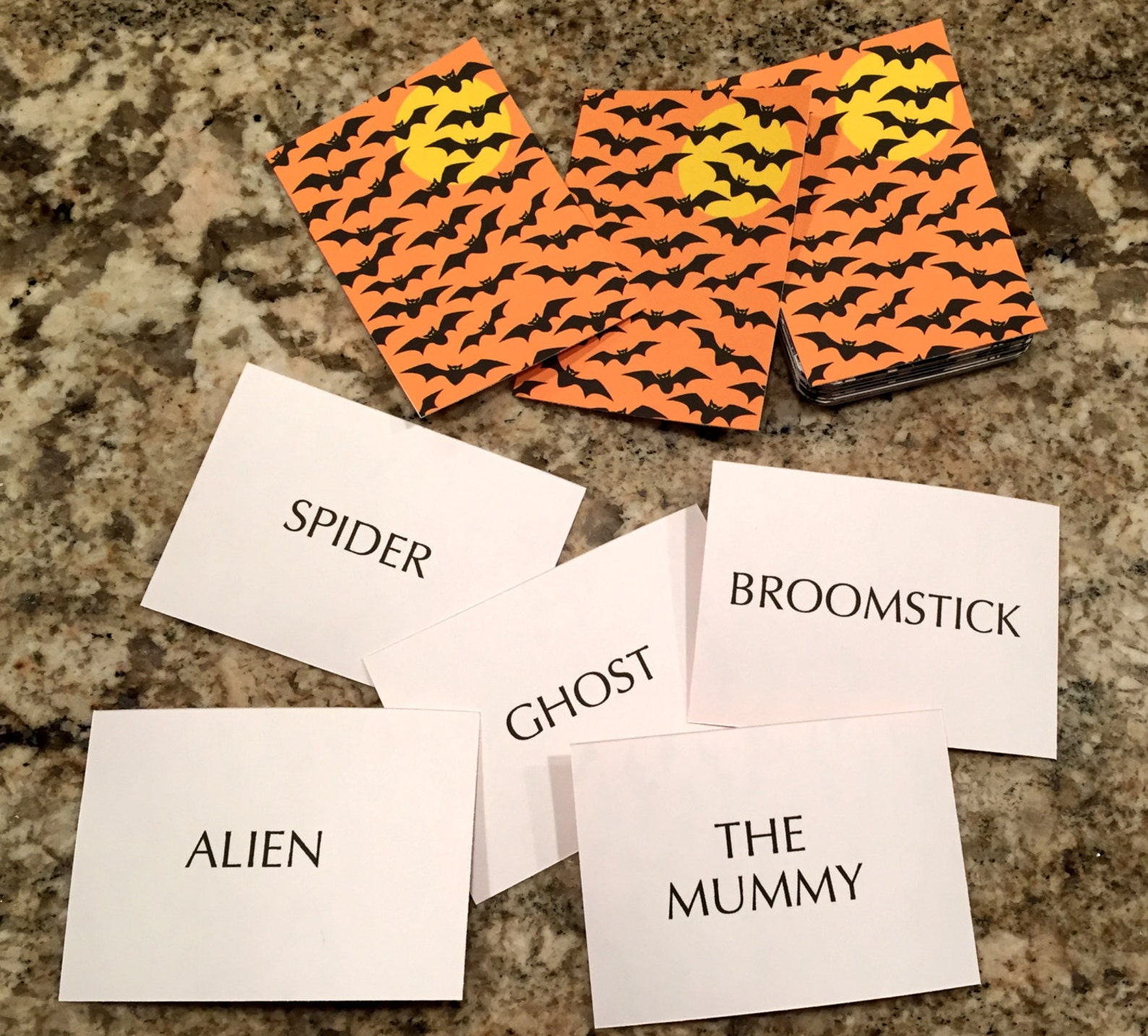 Halloween Card Game - Who Am I? - Etsy