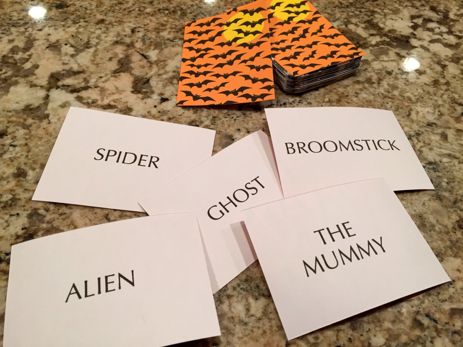 Halloween Card Game Who Am I - Etsy
