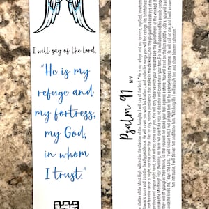 Psalm 91 NIV Version Ready-to-print Bookmarks - Etsy