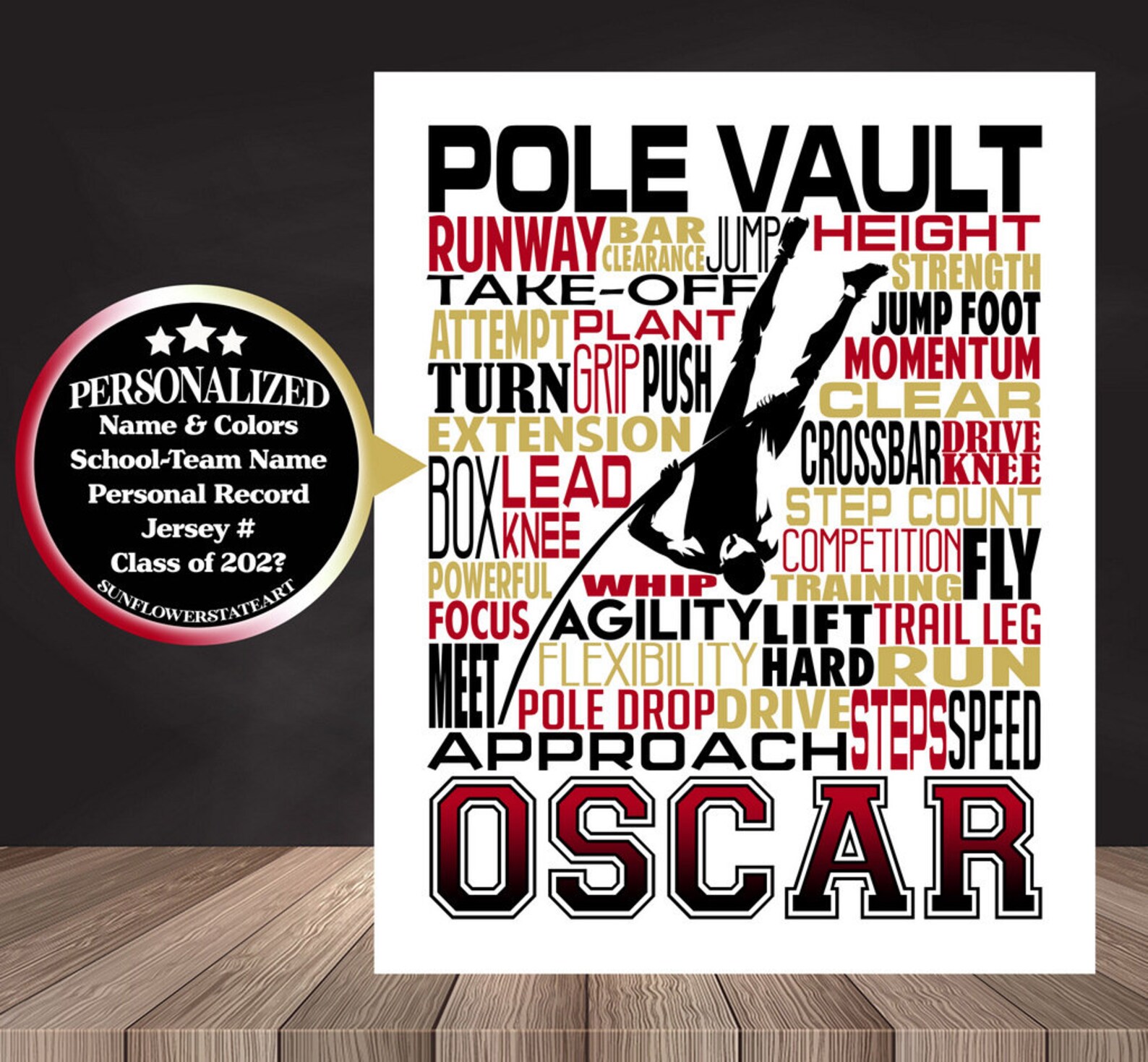 Pole Vaulting Poster, Pole Vault Sign, Pole Vaulting Team, Pole ...
