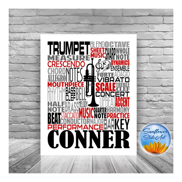 Trumpet Art - Etsy