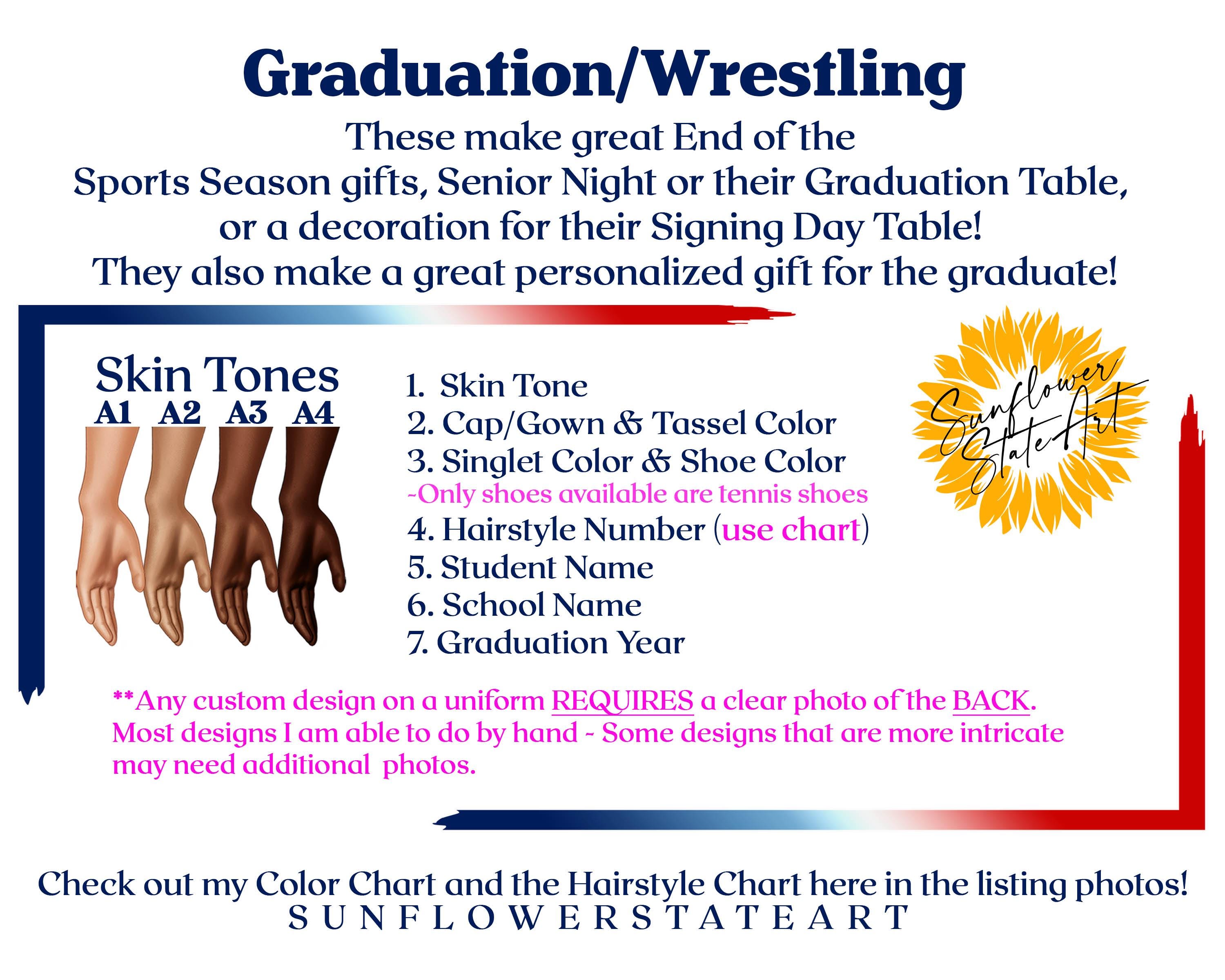 Wrestling Senior Night Poster, Wrestler Sign, Girl Wrestler Graduation ...