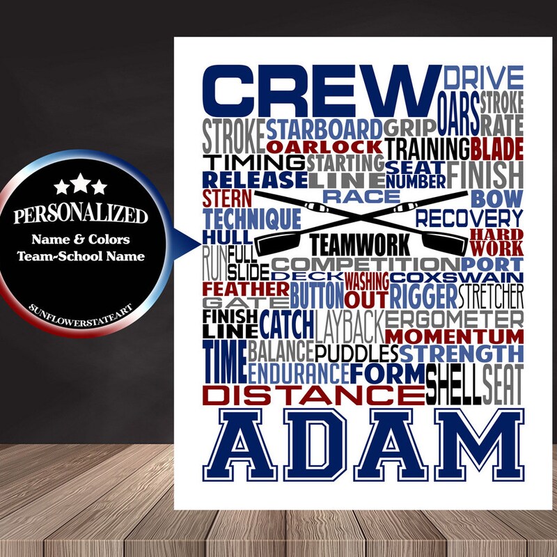 Crew Rowing - Etsy