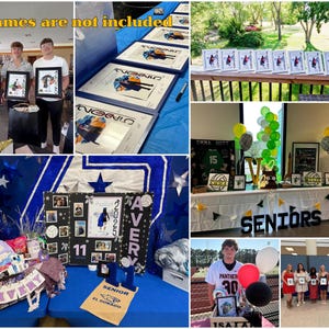 Football Poster, Football Graduation Gift, Senior Night Gift ...