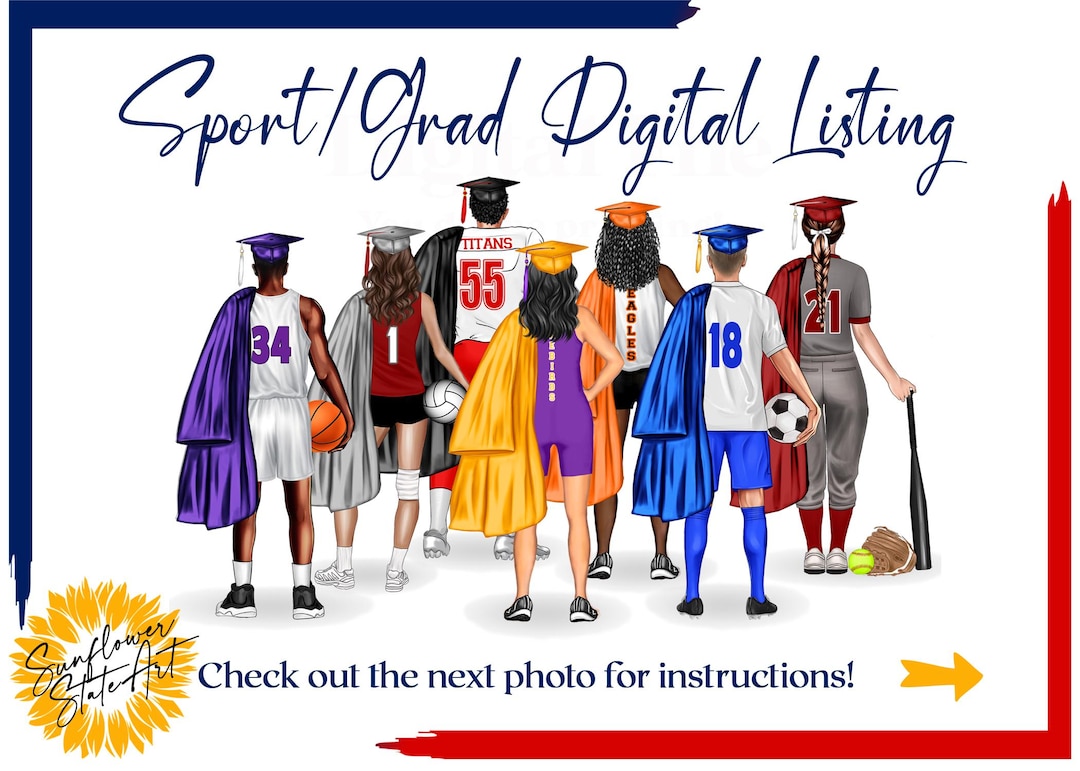 Print Your Own Sport/grad Digital Download - Etsy