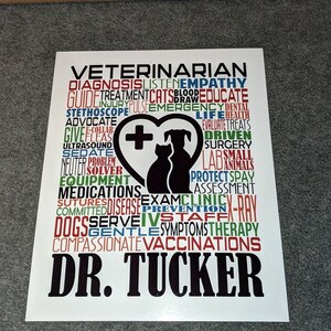 Animal Rescue Typography Personalized Dog Rescue Poster - Etsy