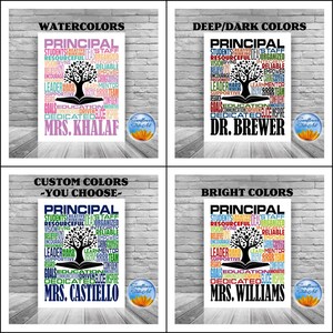 Principal Appreciation Day Personalized Principal Poster - Etsy