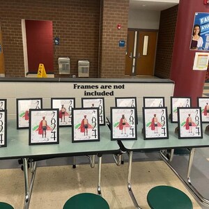 Track & Field Poster, Track and Field Graduation Gift, Senior Night ...