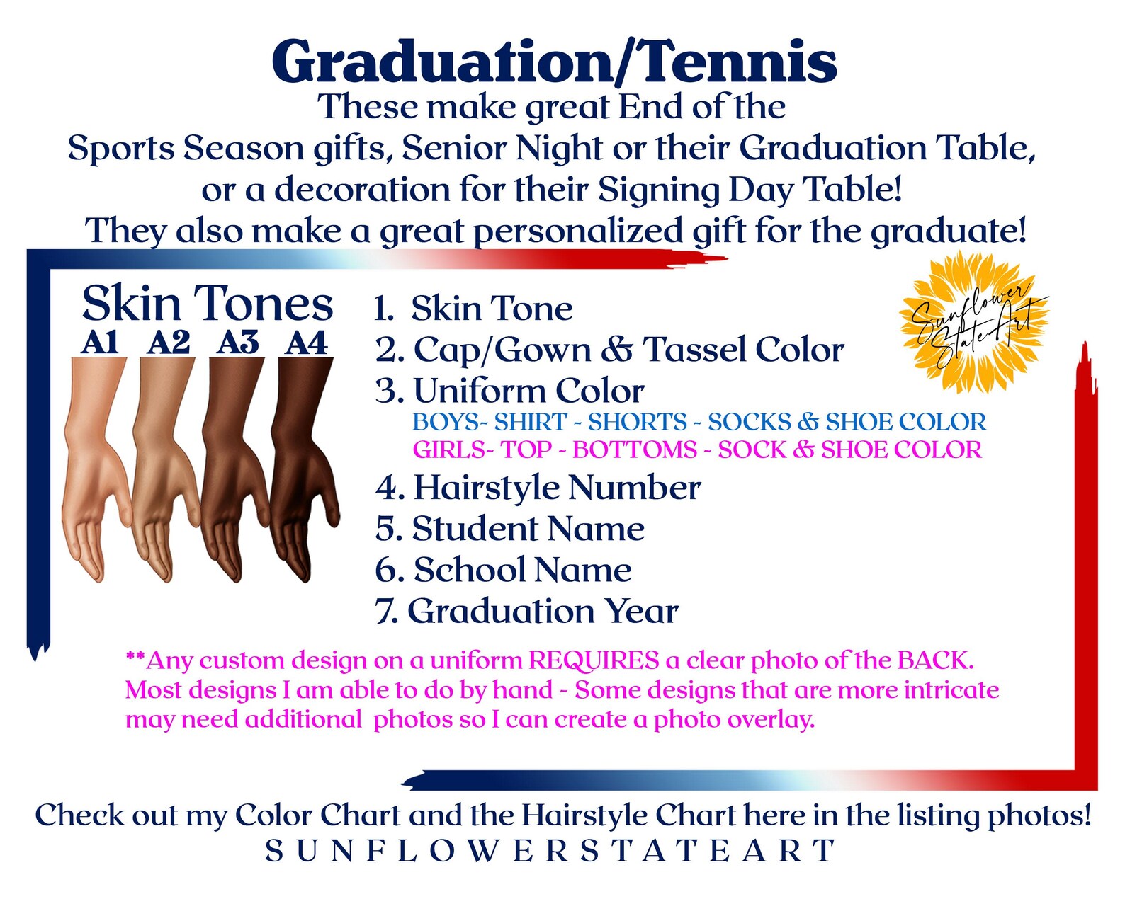 Tennis Poster, Tennis Graduation Gift, Senior Night Gift, Graduation ...