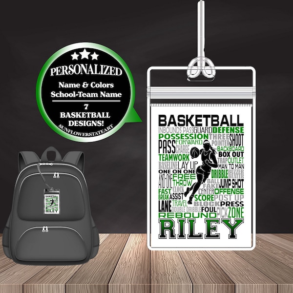 Basketball Bag Tag - Etsy