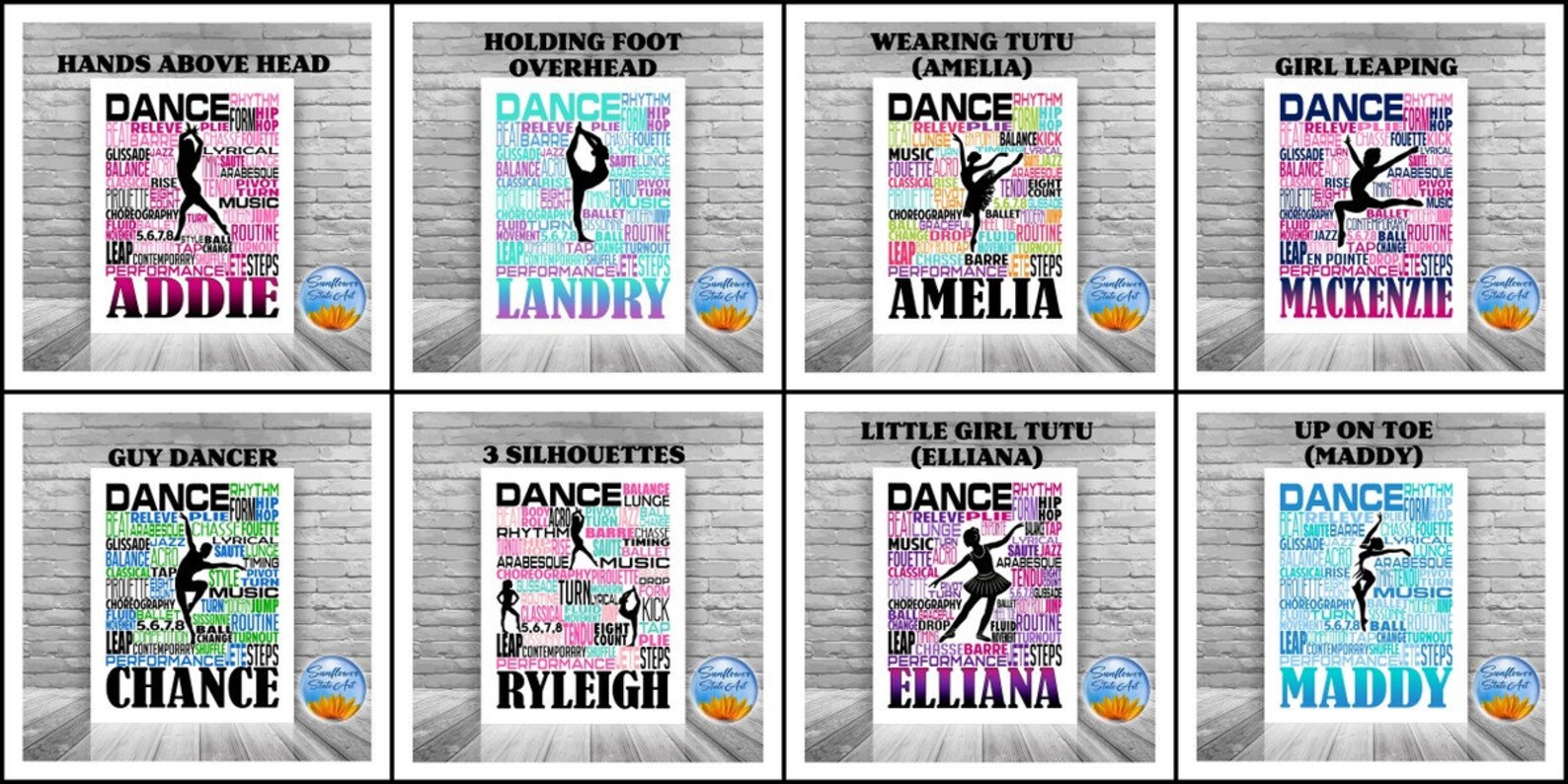 Personalized Dance Poster Gift for Dancer Dancing Art - Etsy