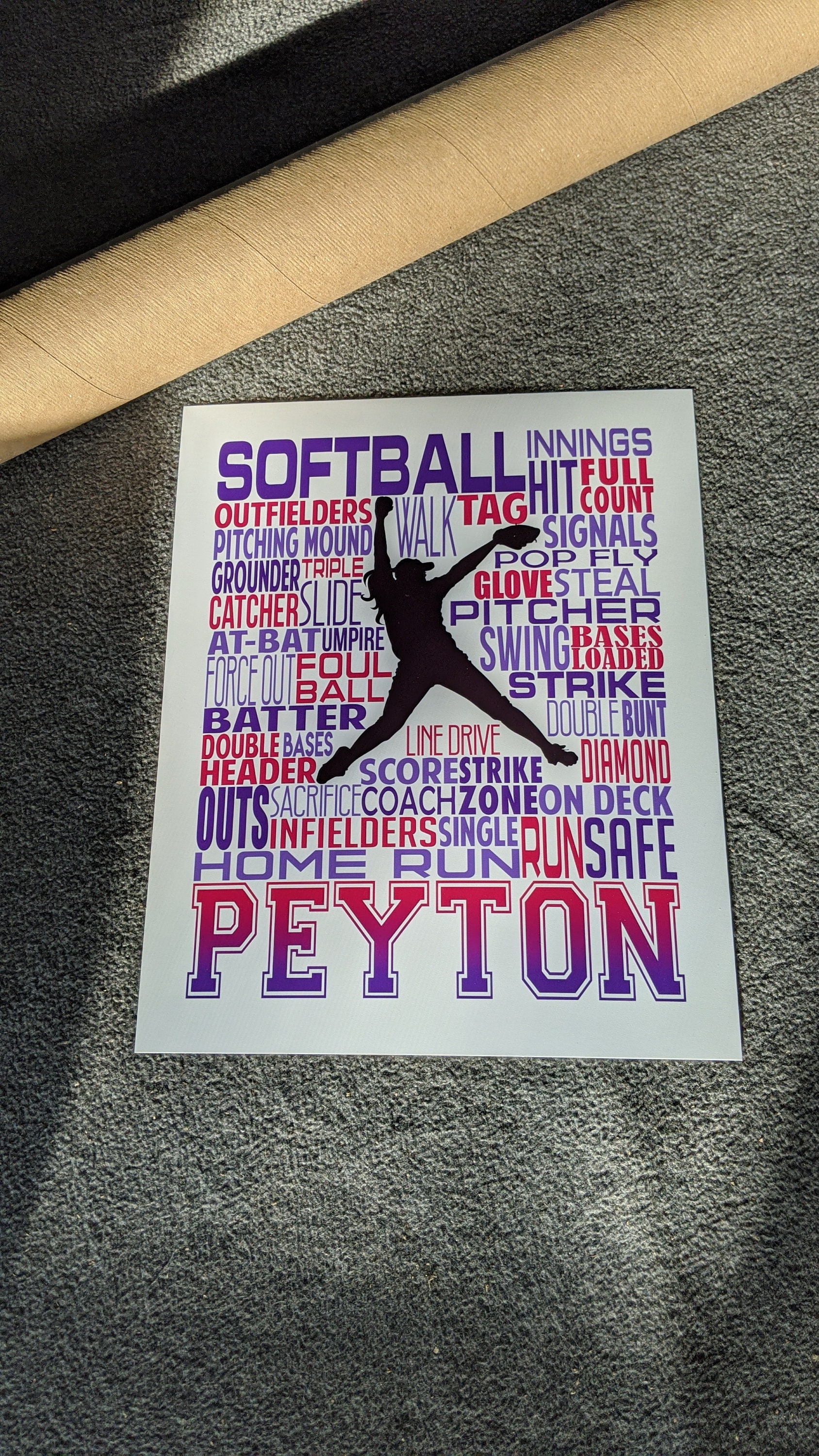 High Jump Typography Personalized High Jump Poster Gift for | Etsy