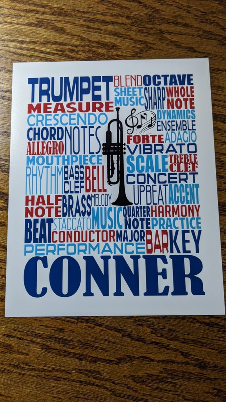 Personalized Flute Poster Flute Typography Flute Player - Etsy