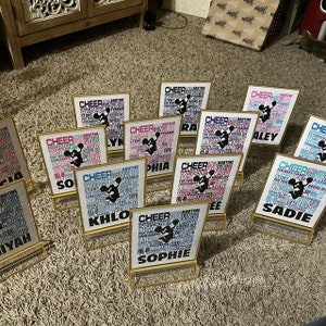 Cheerleading Word Art, Cheer Poster, Personalized Cheerleader Art ...
