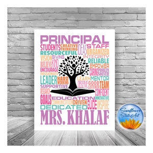 Principal Appreciation Day Personalized Principal Poster - Etsy