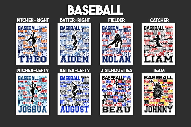 Baseball Bag Tag, Baseball Gift, Baseball Team Tag, Custom Bag Tags ...