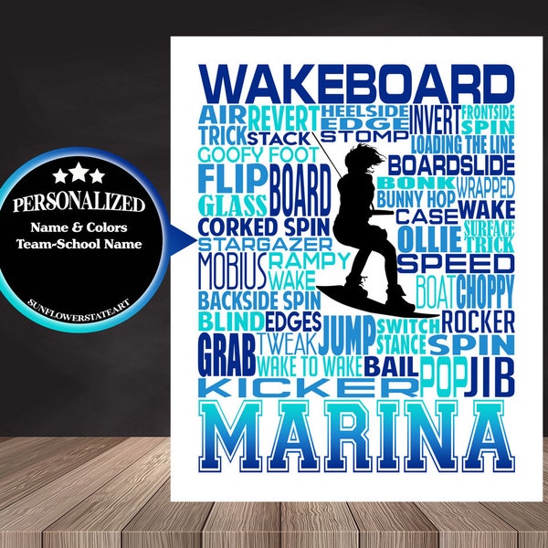 Wakeboarding - Etsy