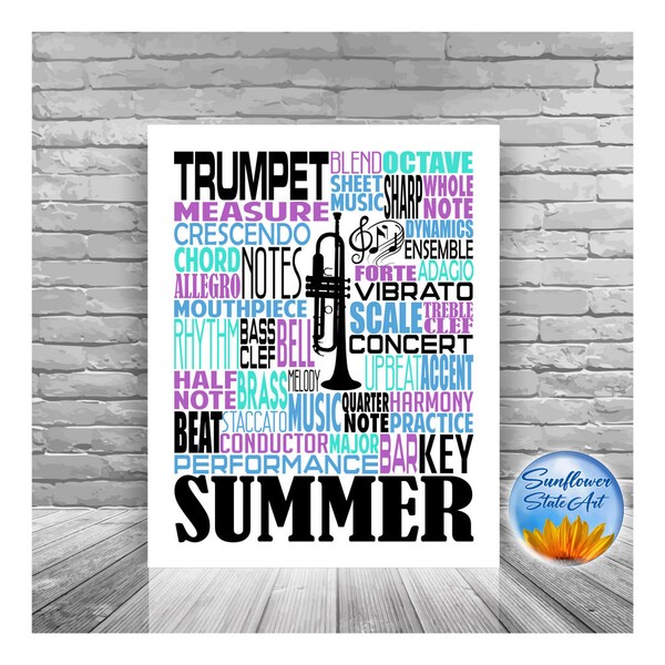 Trumpet Art - Etsy