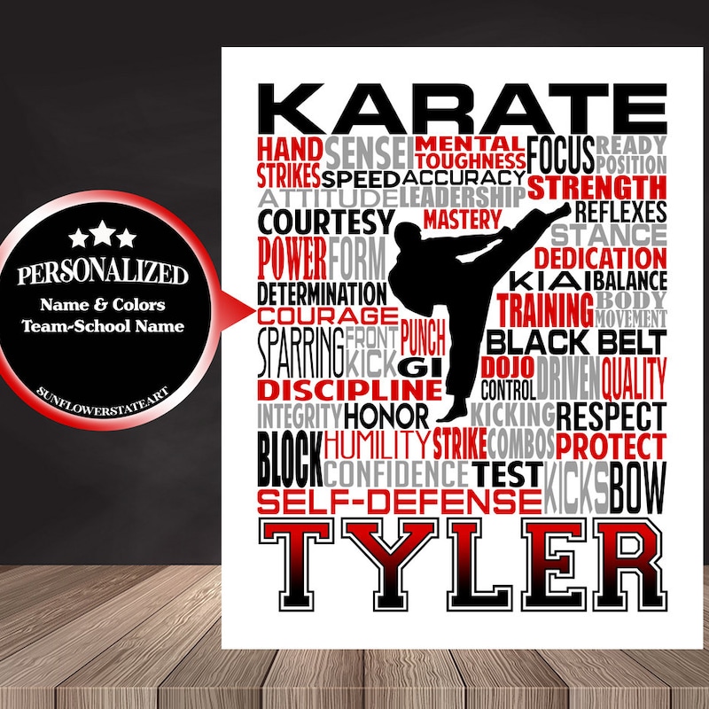 Karate Poster - Etsy