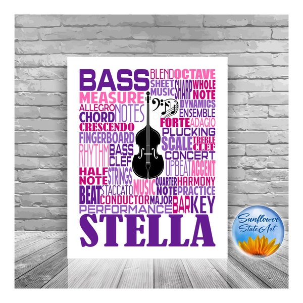 Double Bass - Etsy