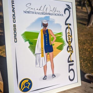 Cheer Poster, Cheerleader Graduation Gift, Senior Night Gift ...