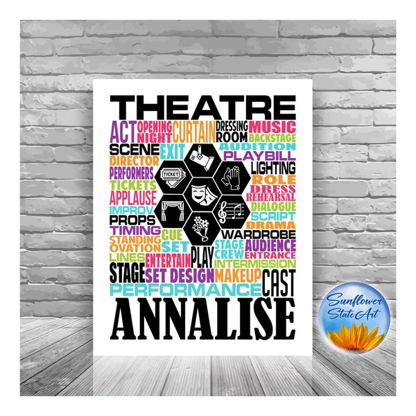 Drama Teacher Poster - Etsy