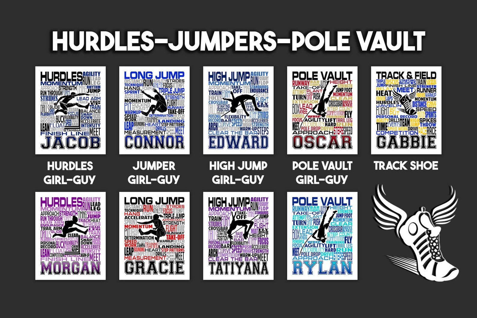 Pole Vaulting Poster, Pole Vault Sign, Pole Vaulting Team, Pole ...