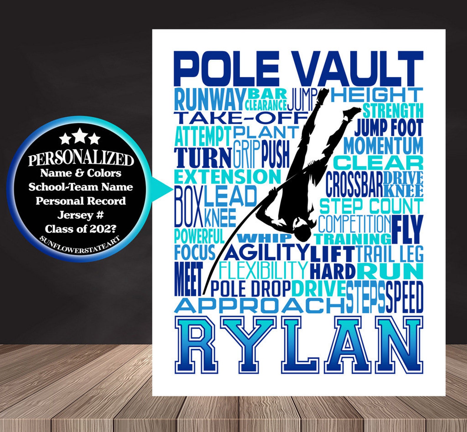 Pole Vaulting Poster, Pole Vault Sign, Pole Vaulting Team, Pole ...