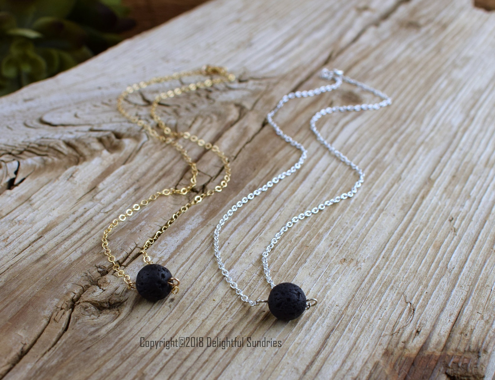 Lava Bead Necklace, Diffuser Necklace, Aromatherapy, Essential Oil ...