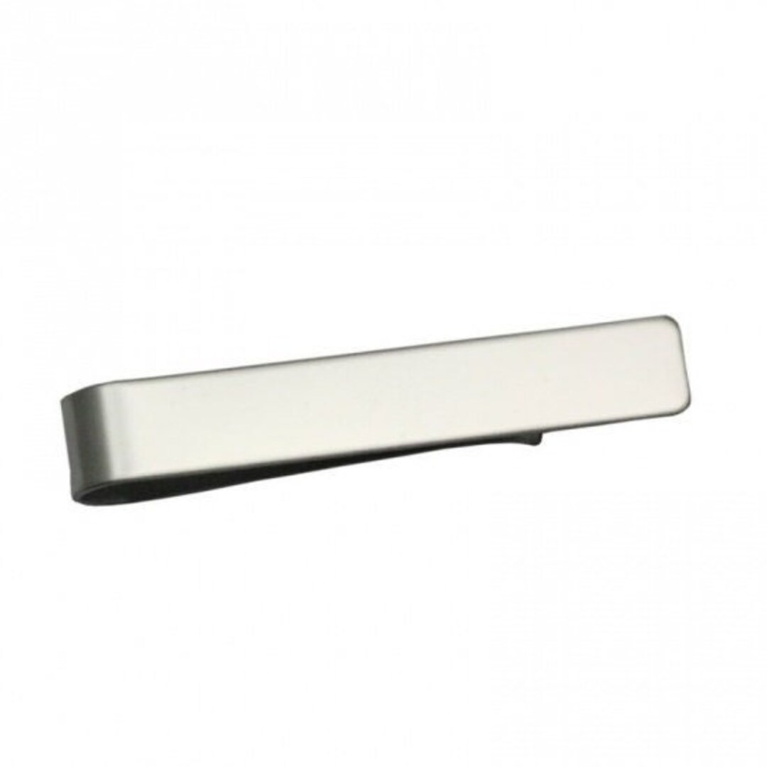 Stainless Steel Slender Tie Clip or Money Clip, 48mm X 8mm, Blank, Tie ...