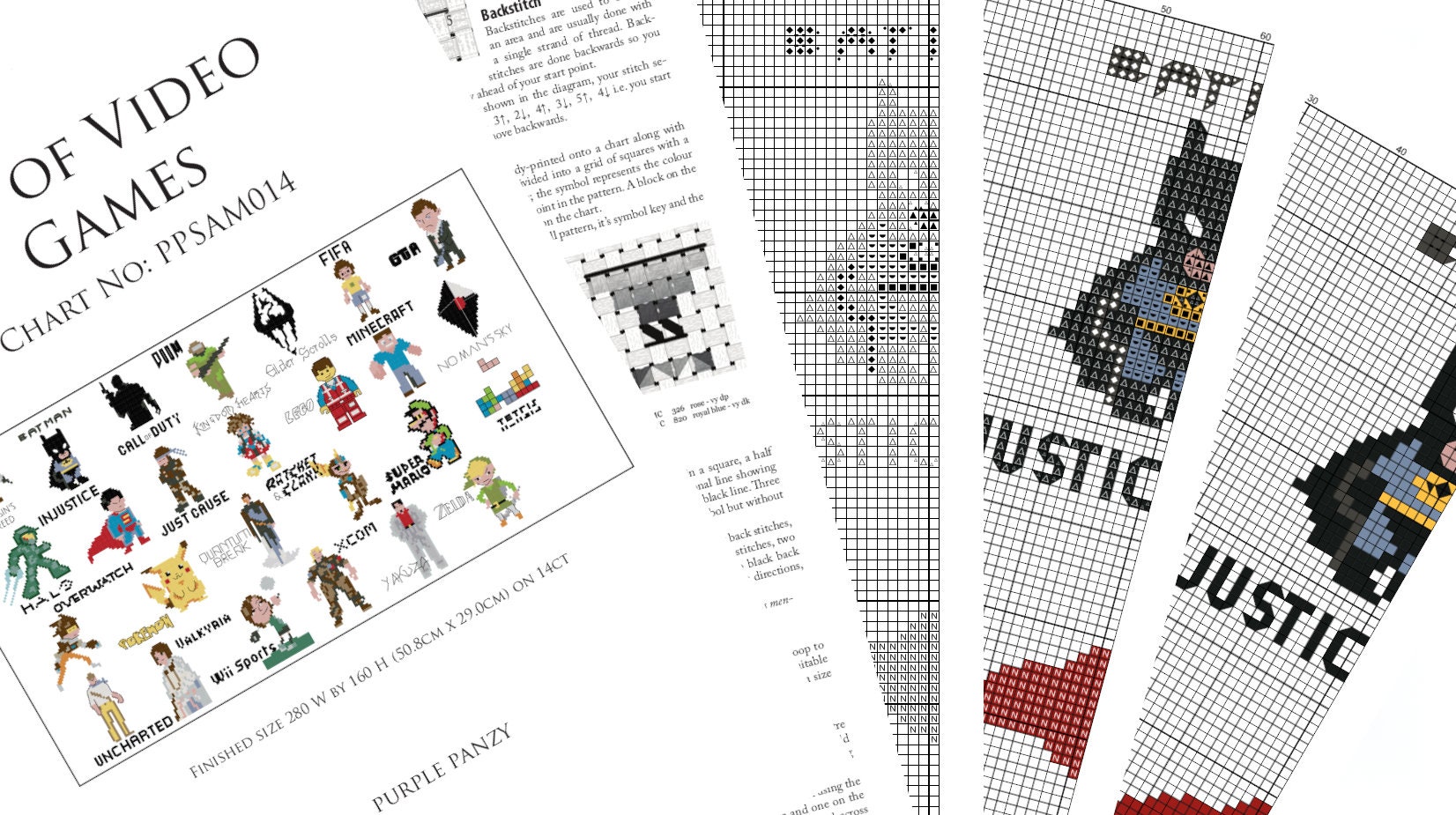 A - Z of Video Games Cross Stitch Pattern - Instant Download - Etsy