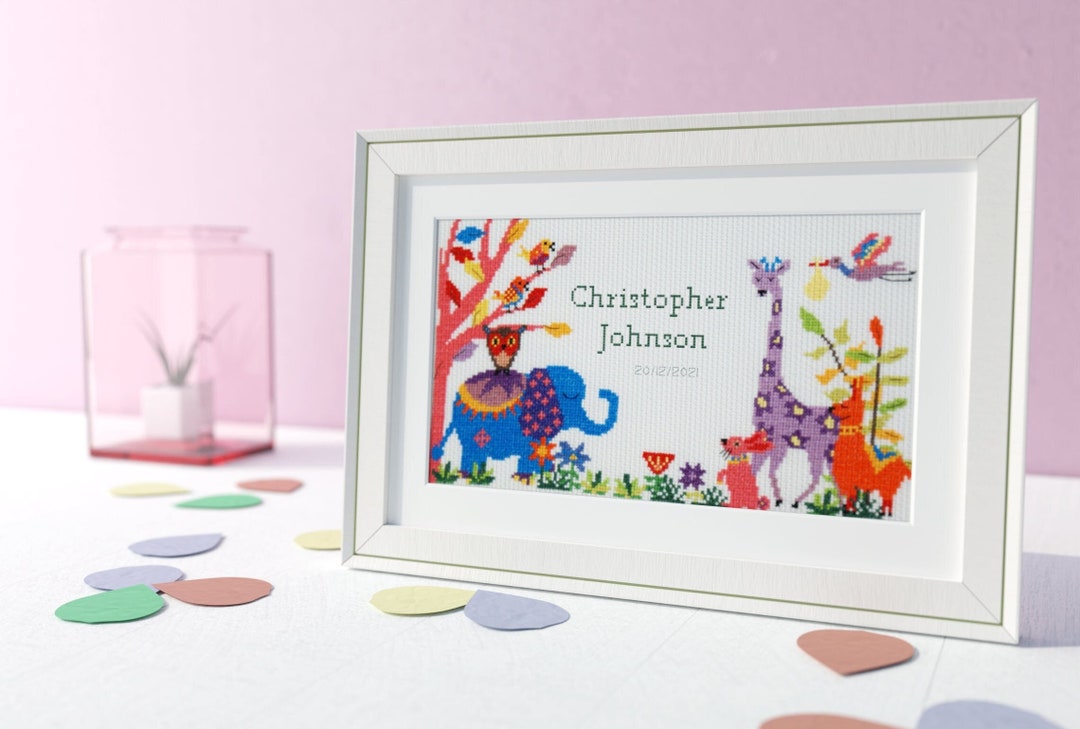 Welcome New Baby Cross Stitch Sampler PDF Pattern for Birth ...