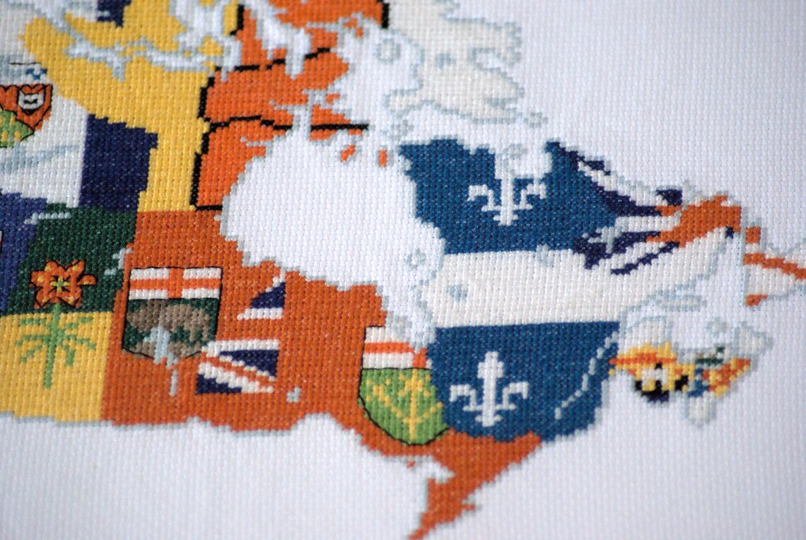 Flags of Canada Cross Stitch Pattern - Instant Download - Etsy