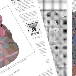 Happy Hippo Cross Stitch Pattern - Instant Download - Low Poly Art - Etsy