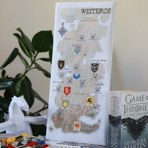 Westeros Map Cross Stitch Pattern - Instant Download - Etsy
