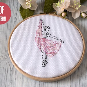 Ballerina Ballet Cross Stitch Pattern PDF Instant Download - Etsy