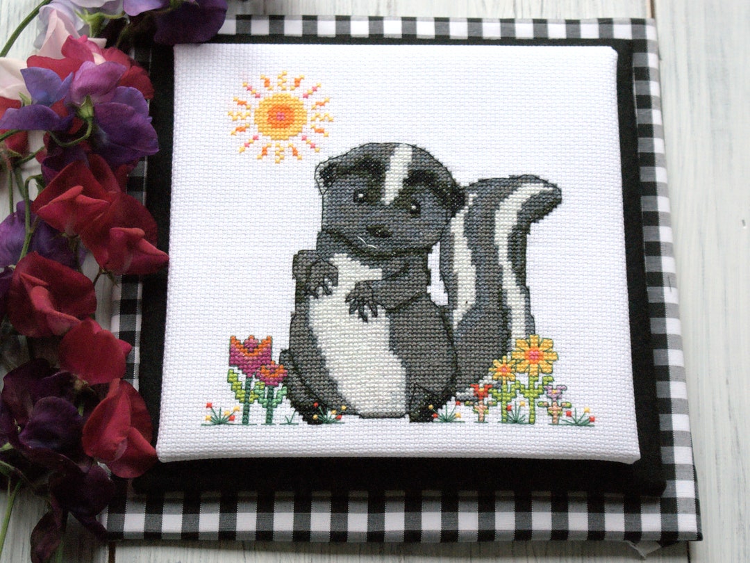 Baby Skunk Cross Stitch Pattern - Instant Download PDF - Etsy
