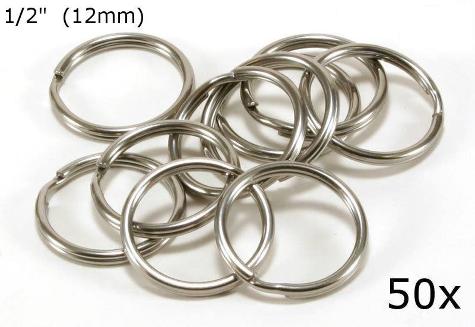 Stainless Steel SS304 Key Rings Split Ring, Lot of 50 - Etsy